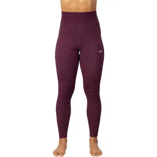 Kari Traa Vilma High Waist Pant - Wine