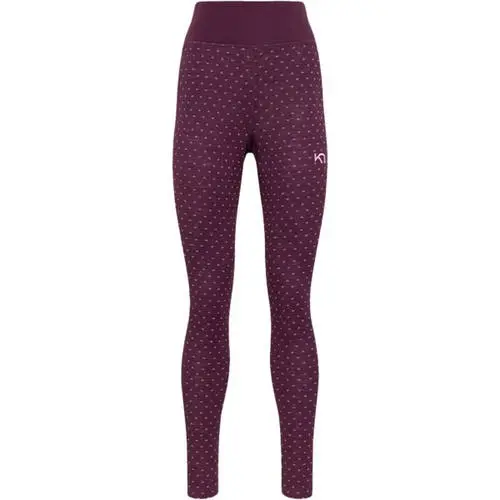 Kari Traa Vilma High Waist Pant - Wine