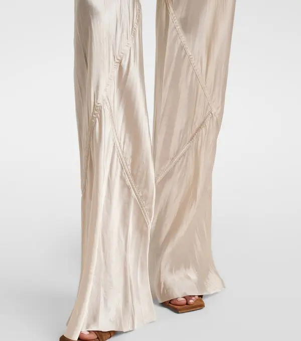 Rick Owens Satin Flared Pants