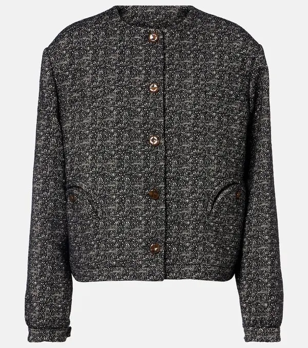 BLAZÉ MILANO Antalya Mélange Jacket - Black