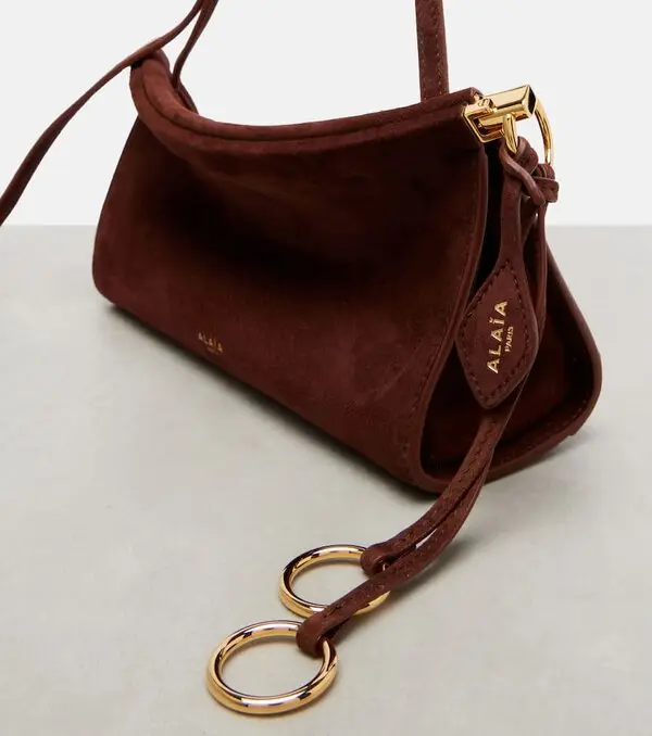 Alaïa Le Click Suede Shoulder Bag