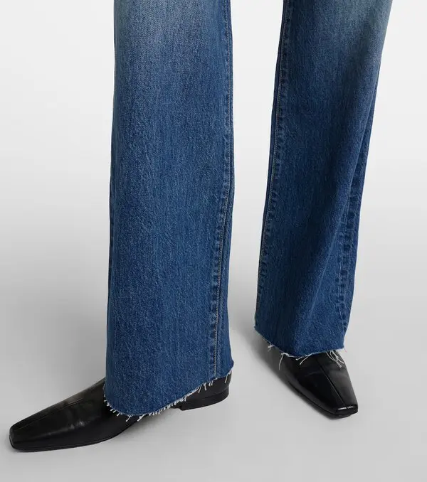 SLVRLAKE Grace Faded Wide-leg Jeans - Blue