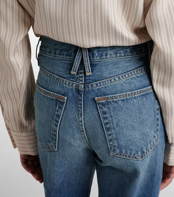 SLVRLAKE Grace Faded Wide-leg Jeans - Blue