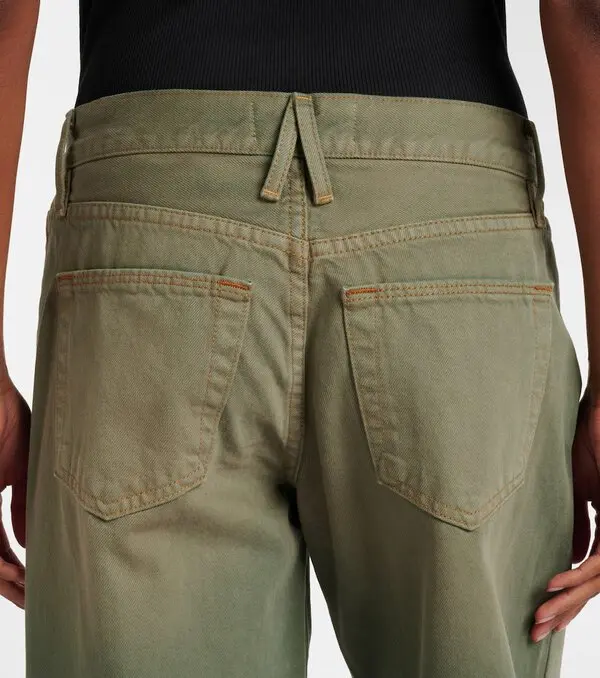 SLVRLAKE Mica Wide-leg Jeans - Green