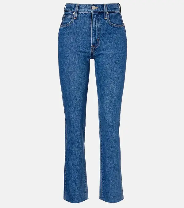 SLVRLAKE Hero Cropped Slim Jeans - Blue