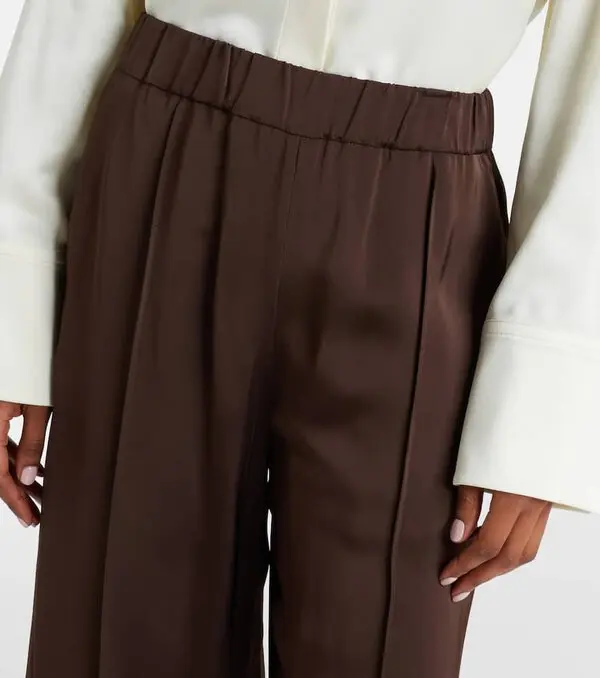 JIL SANDER Wide-leg Viscose Pants