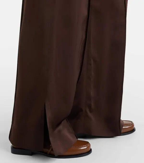 JIL SANDER Wide-leg Viscose Pants