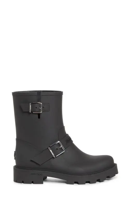 JIMMY CHOO Waterproof Moto Boots