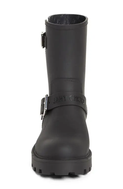 JIMMY CHOO Waterproof Moto Boots