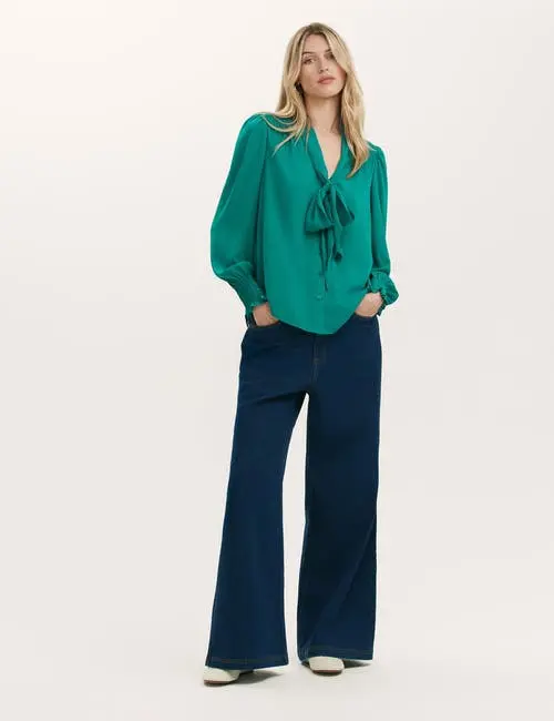 FINERY LONDON Mavis Chiffon Blouse