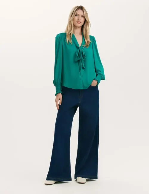 FINERY LONDON Mavis Chiffon Blouse