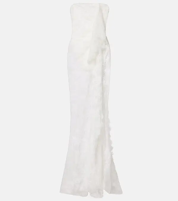 Christopher Esber Floating Draped Lace Gown
