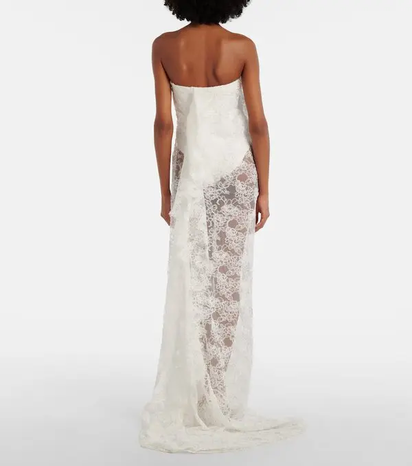 Christopher Esber Floating Draped Lace Gown