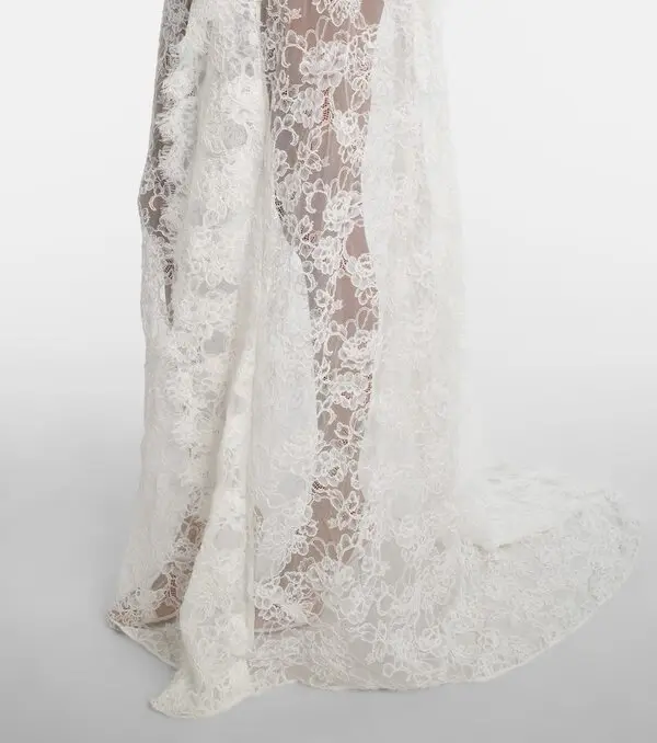Christopher Esber Floating Draped Lace Gown