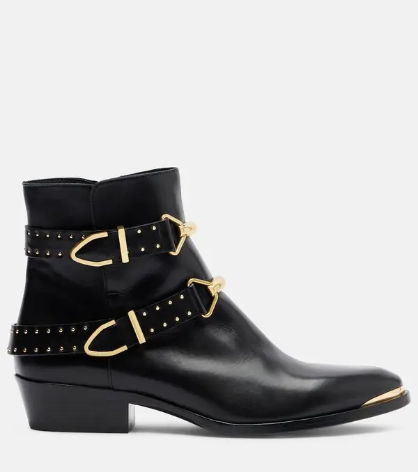 Isabel Marant Étoile Zalya Leather Ankle Boots