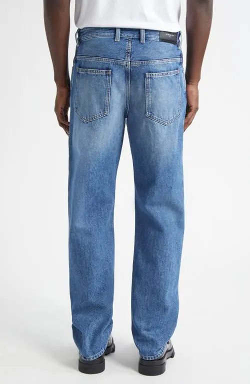 Givenchy Couture Seam Straight Leg Jeans - Medium Blue