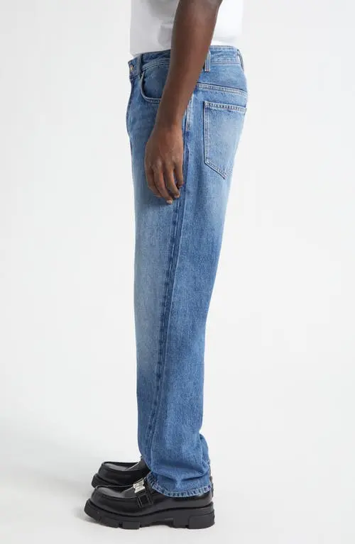 Givenchy Couture Seam Straight Leg Jeans - Medium Blue