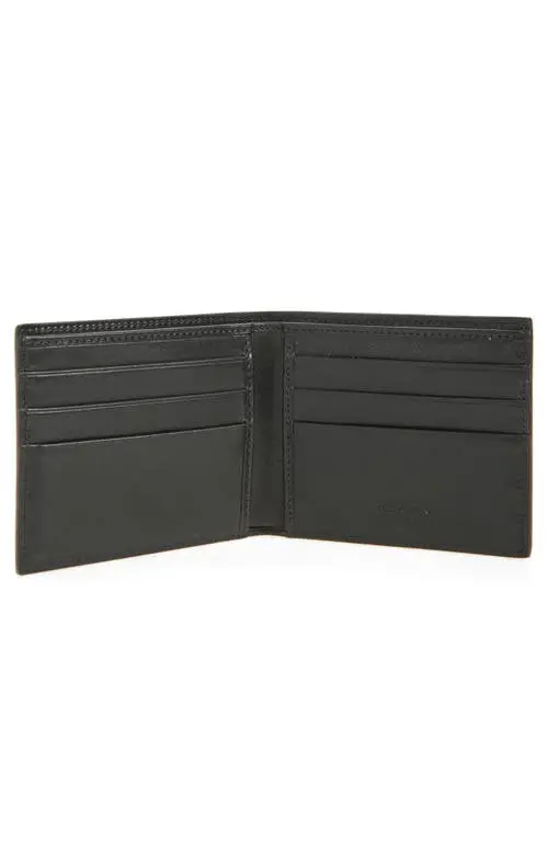 Dolce & Gabbana Dg Logo Leather Bifold Wallet - Black