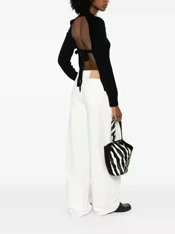 CORDERA Cutout Cardigan - Black