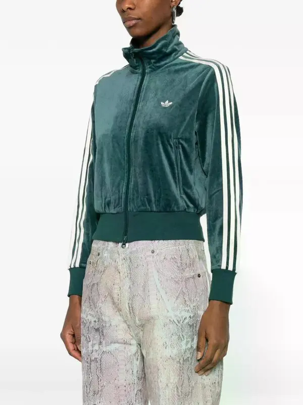 Adidas Striped Zip Sweatshirt
