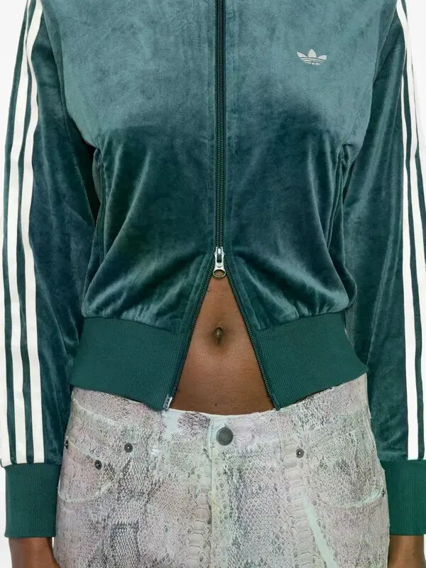 Adidas Striped Zip Sweatshirt