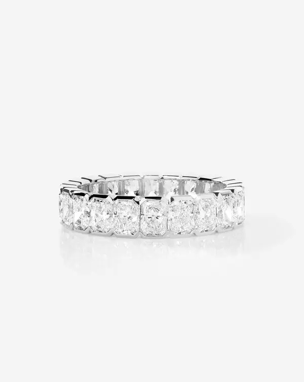 Ring Concierge Radiant Diamond Eternity Band - Platinum