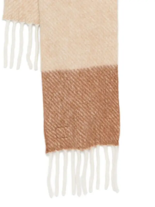 Loewe Wool Fringed Scarf