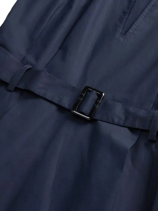 Woolrich Cotton Belted Long Coat