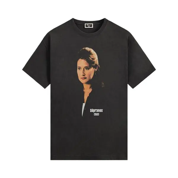 Kith For The Sopranos Jennifer Vignette Vintage Tee - Black