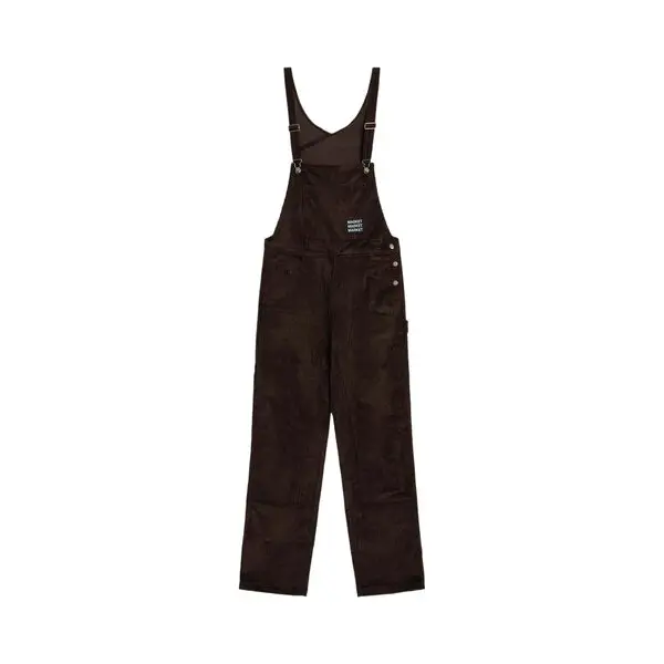 MARKET Velvet Overalls - Brown