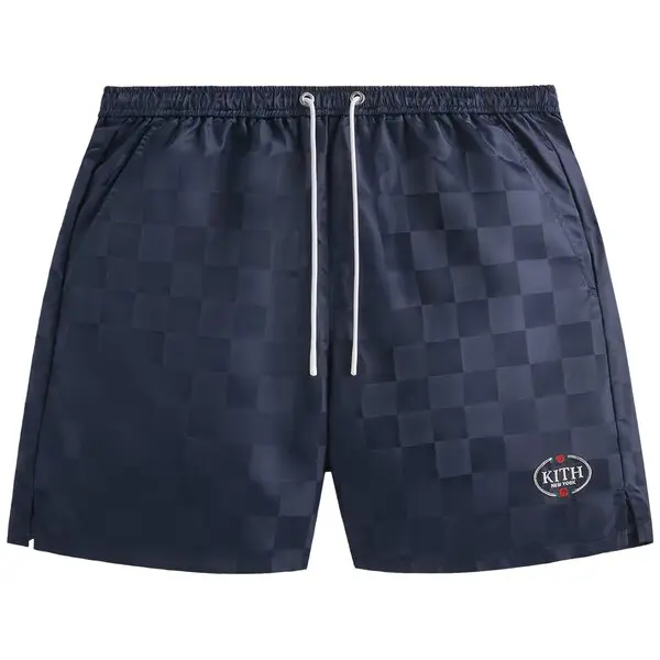 Kith Checkered Satin Collins Short
