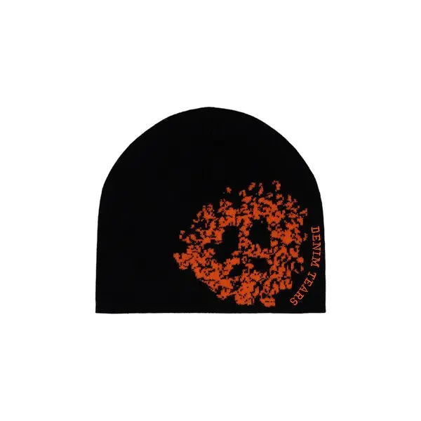 DENIM TEARS Denim University Beanie - Black