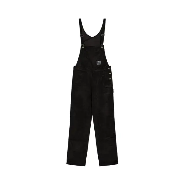 MARKET Velvet Overalls - Black