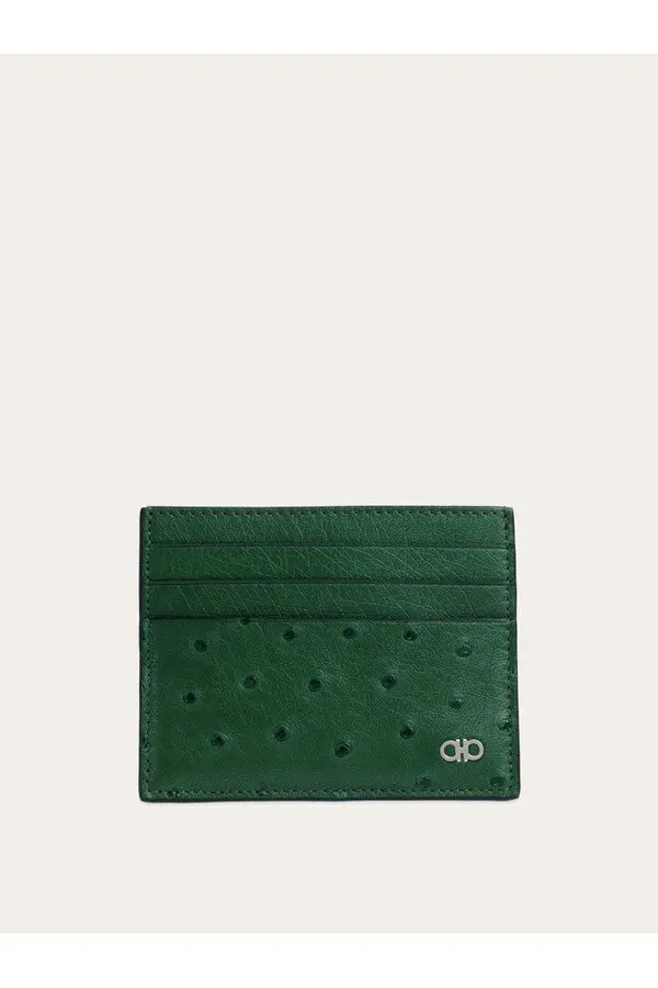 FERRAGAMO Gancini Coin Purse - Green