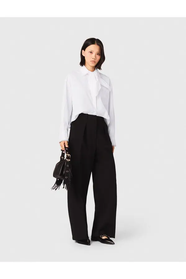 Maje Balloon Suit Trousers - Black