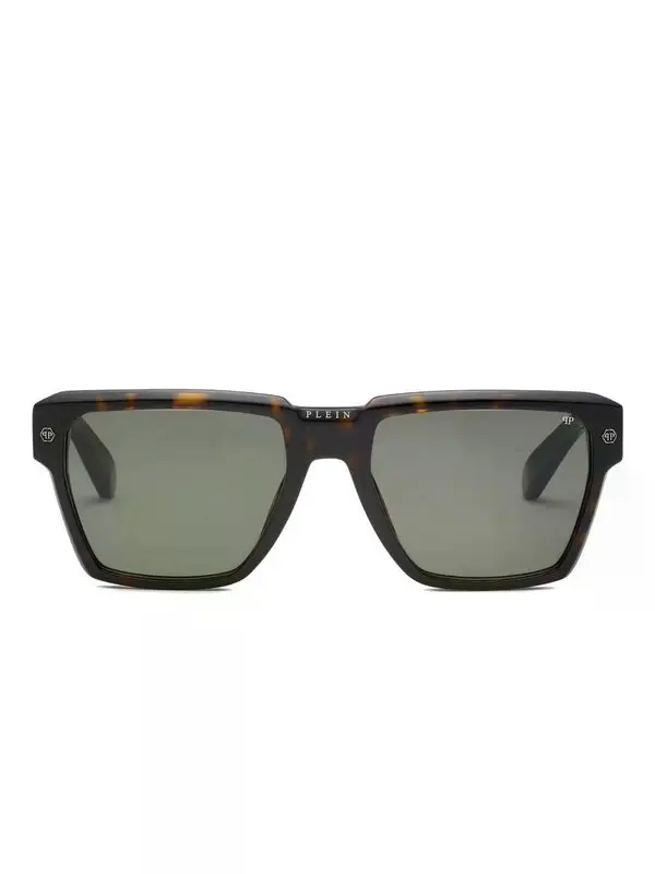 Philipp Plein Square-frame Sunglasses - Brown