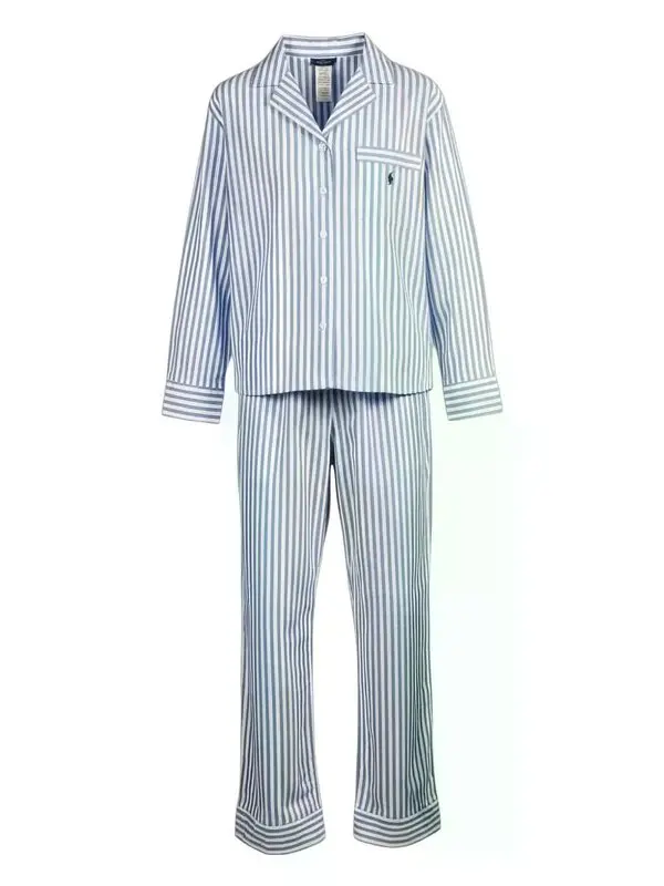 Ralph Lauren Striped-pattern Pajamas - Blue