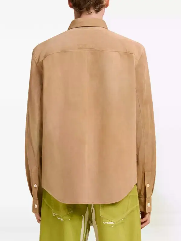Marni Cut-out Flap-pocket Shirt