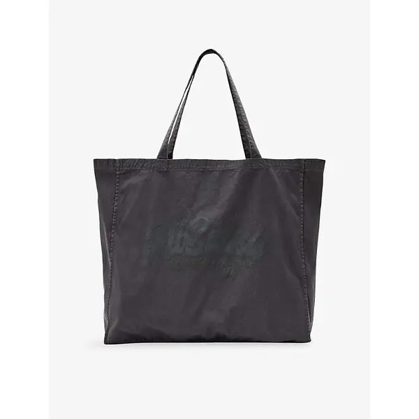 ALLSAINTS Large Odyssey Cotton Tote - Washed Black
