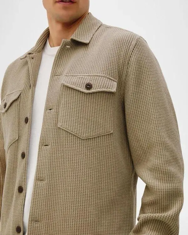 Rails Wells Rice-stitched Overshirt