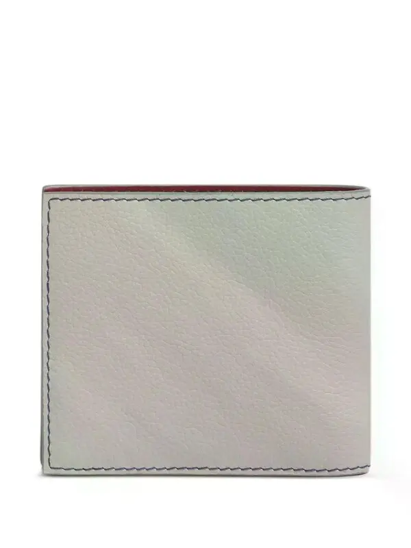 Marni Leather Bifold Wallet With Contrast Stitching