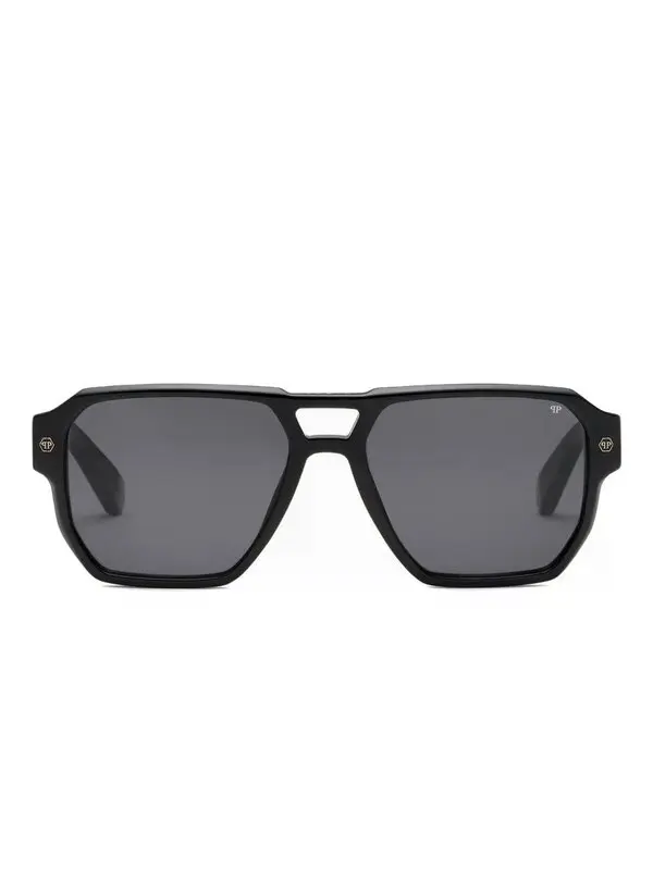 Philipp Plein Square Frame Sunglasses - Black