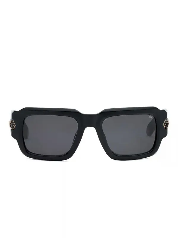 Philipp Plein Rectangle-frame Sunglasses - Black