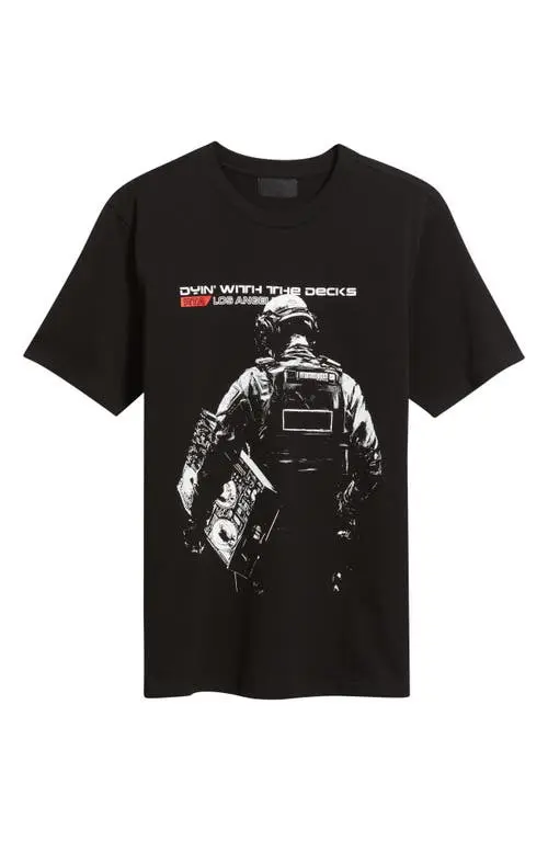 RtA Liam Graphic T-shirt - Black Deck