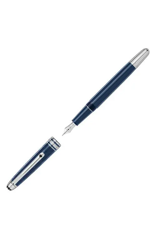 Montblanc Meisterstück Around The World In 80 Days Classique Fountain Pen - Blue