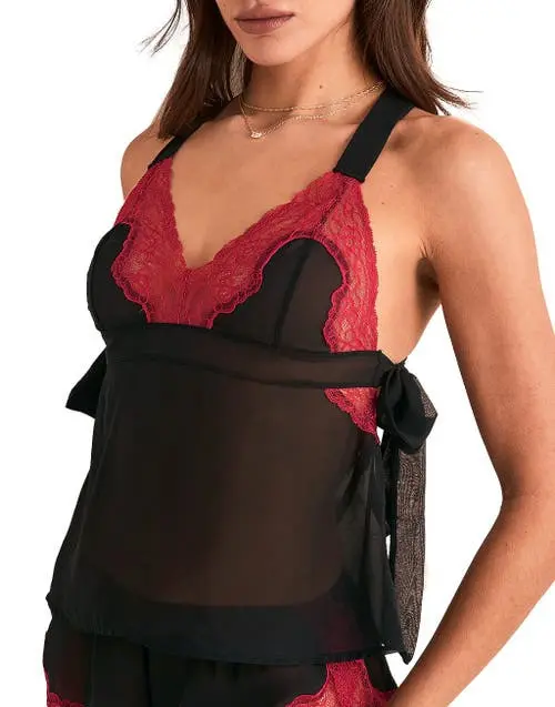 ADORE ME Camisole And Flutter Short Set - Black