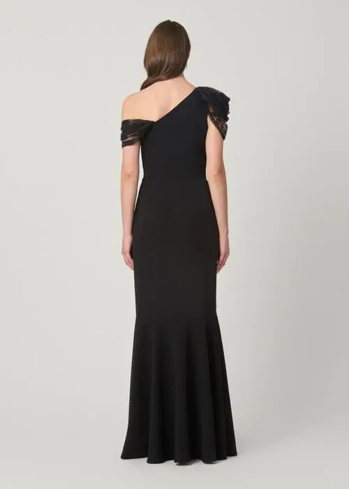 Shoshanna Midnight Tayla Stretch Crepe Dress