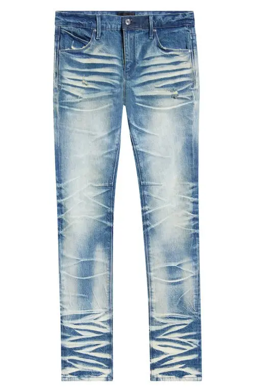 RtA Clayton Skinny Jeans - Stacked Medium Blue