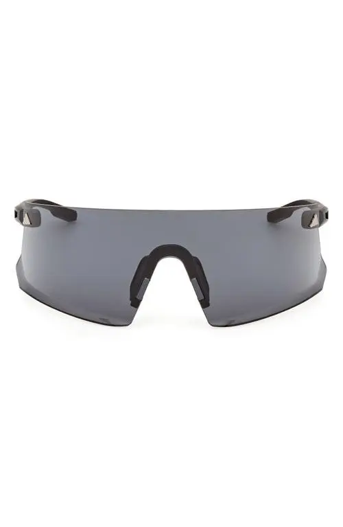 Adidas 120mm Shield Sports Sunglasses - Matte Black/smoke