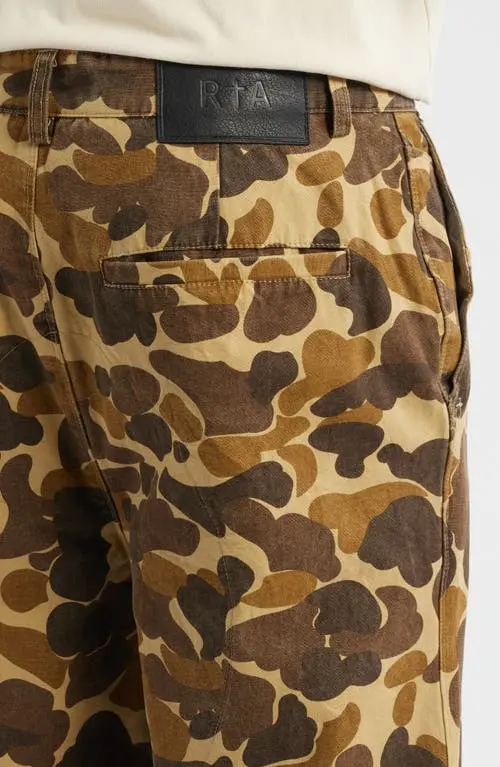 RtA Rey Camo Straight Leg Pants